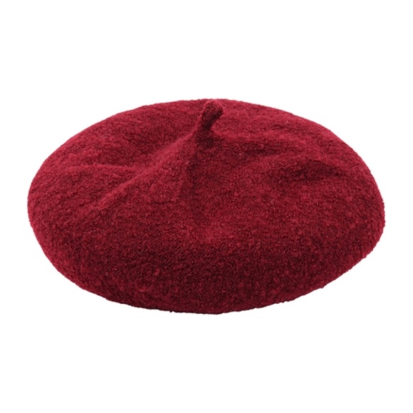 Trend Setter Diva Boutique | Accessories | Burgundy Beret Hat | Poshmark